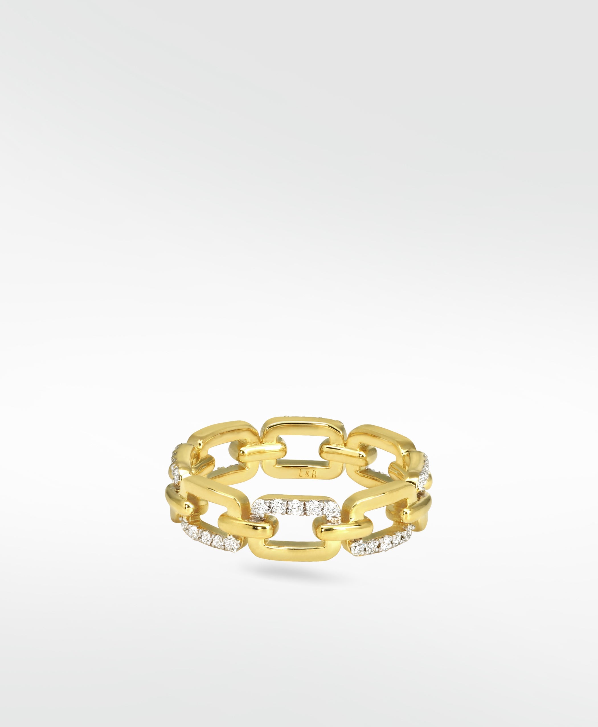 Horizon Link Diamond Ring – Lark and Berry